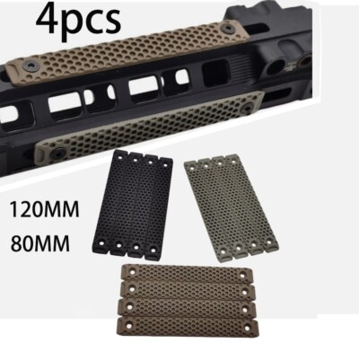 4PC Pack MLOK Rail Hand Protection M-lok Rail Cover Panel for M-lok ...