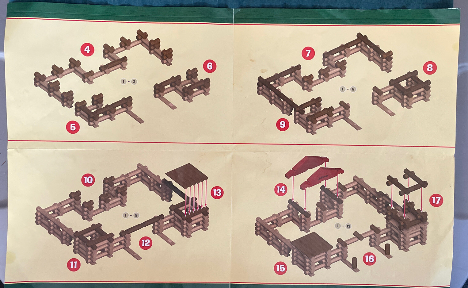 Lincoln Logs Fort Timberland 2006 Complete Set By Hasbro/K’NEX | eBay