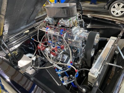 Oval Black Dual Air Cleaner Frame Holley Edelbrock Quadrajet without ...