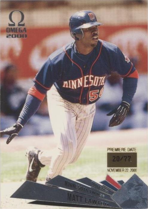 2000 Pacific Omega - Matt Lawton #84 Premiere Date /77 for sale online ...