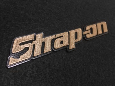 Strap on badge logo toolbox garage mechanic joke funny Snap 3d printed ...