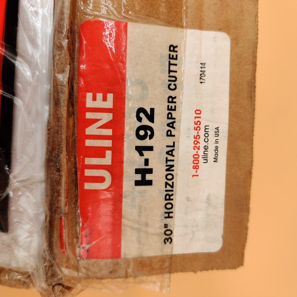 NEW uline H-192 30" horizontal paper cutter A500/A501 | eBay