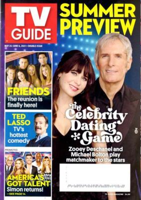 COLLECTIBLE TV GUIDE -SUMMER PREVIEW - CELEBRITY DATING GAME FRIENDS ...