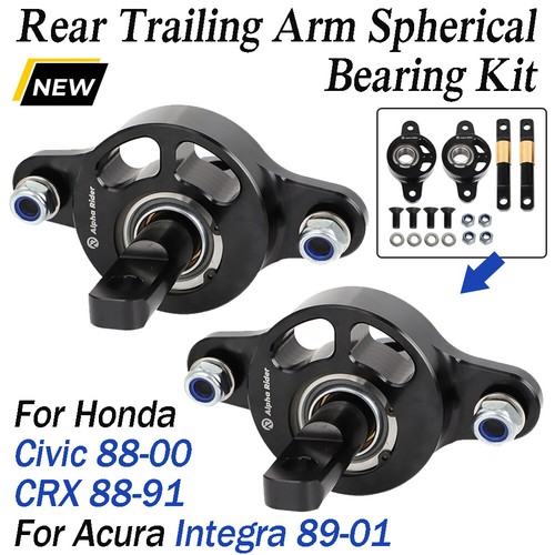 Rear Trailing Arm Spherical Bearing Kit For Integra 89-01 Civic 88-00 ...