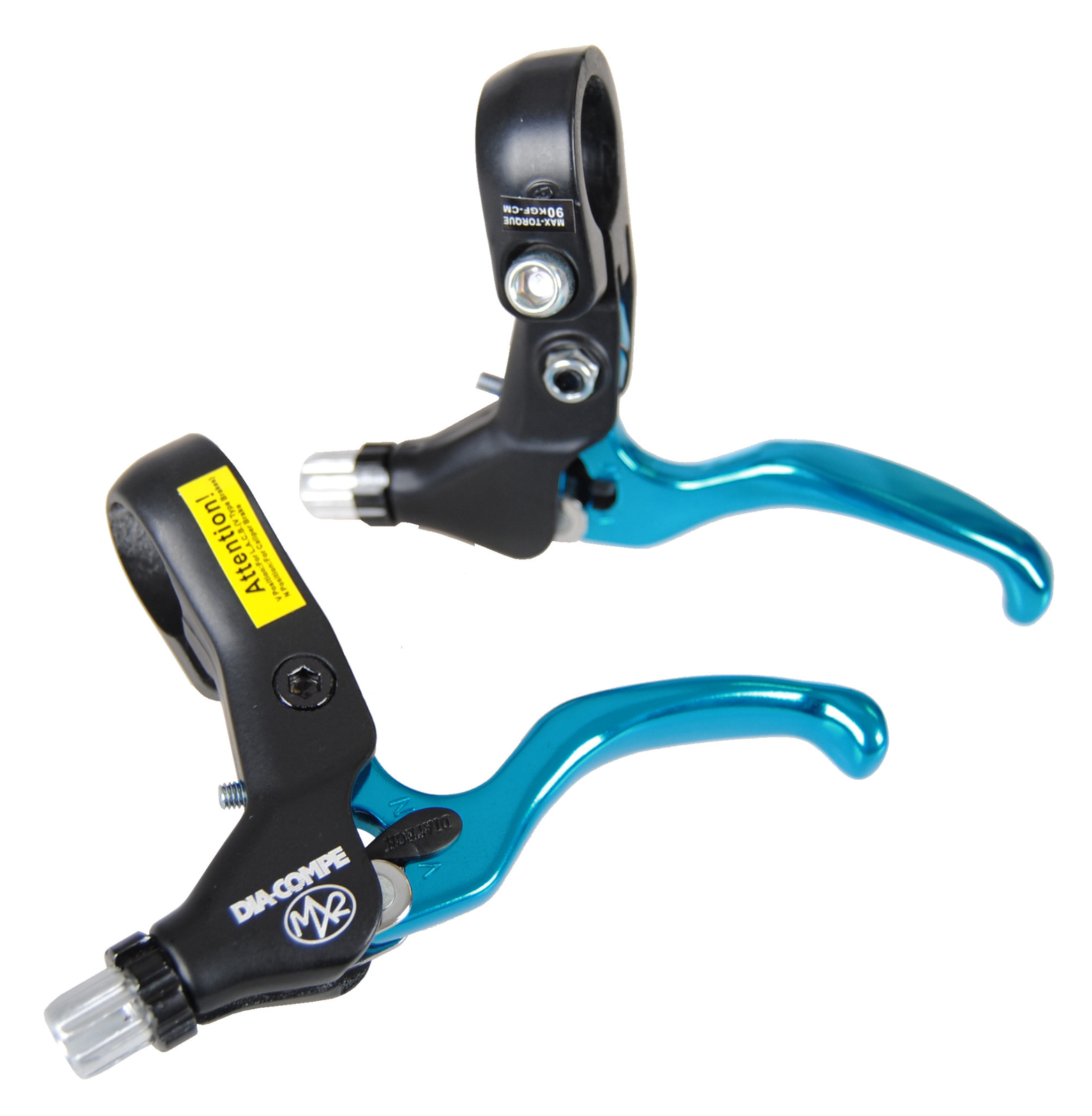Dia-Compe MX2 bicycle BMX LH and RH brake lever SET - BRIGHT DIP BLUE ...