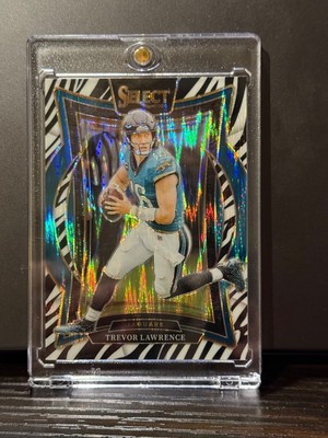 2024 Panini Select - Concourse Trevor Lawrence #98 Zebra Shock Prizm | eBay