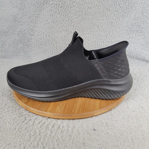 Skechers Slip-Ins Ultra Flex 3.0 Mens 13 W Wide Black Hands Free Shoes ...