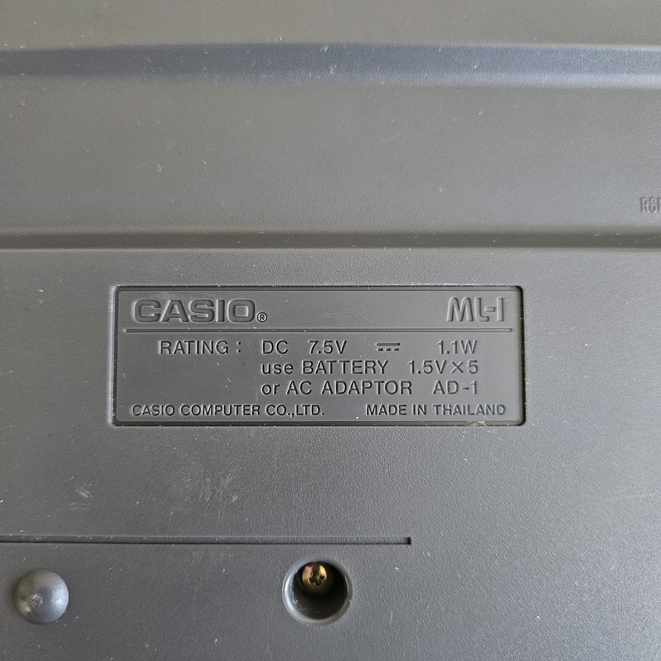 Vintage 1980s Casio ML-1 Magical Light Keyboard Untested | eBay