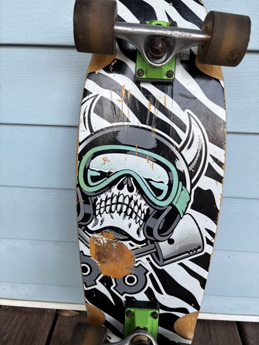 Speed Demons 29”x9” Skateboard Black White Cruiser Board Nice ...