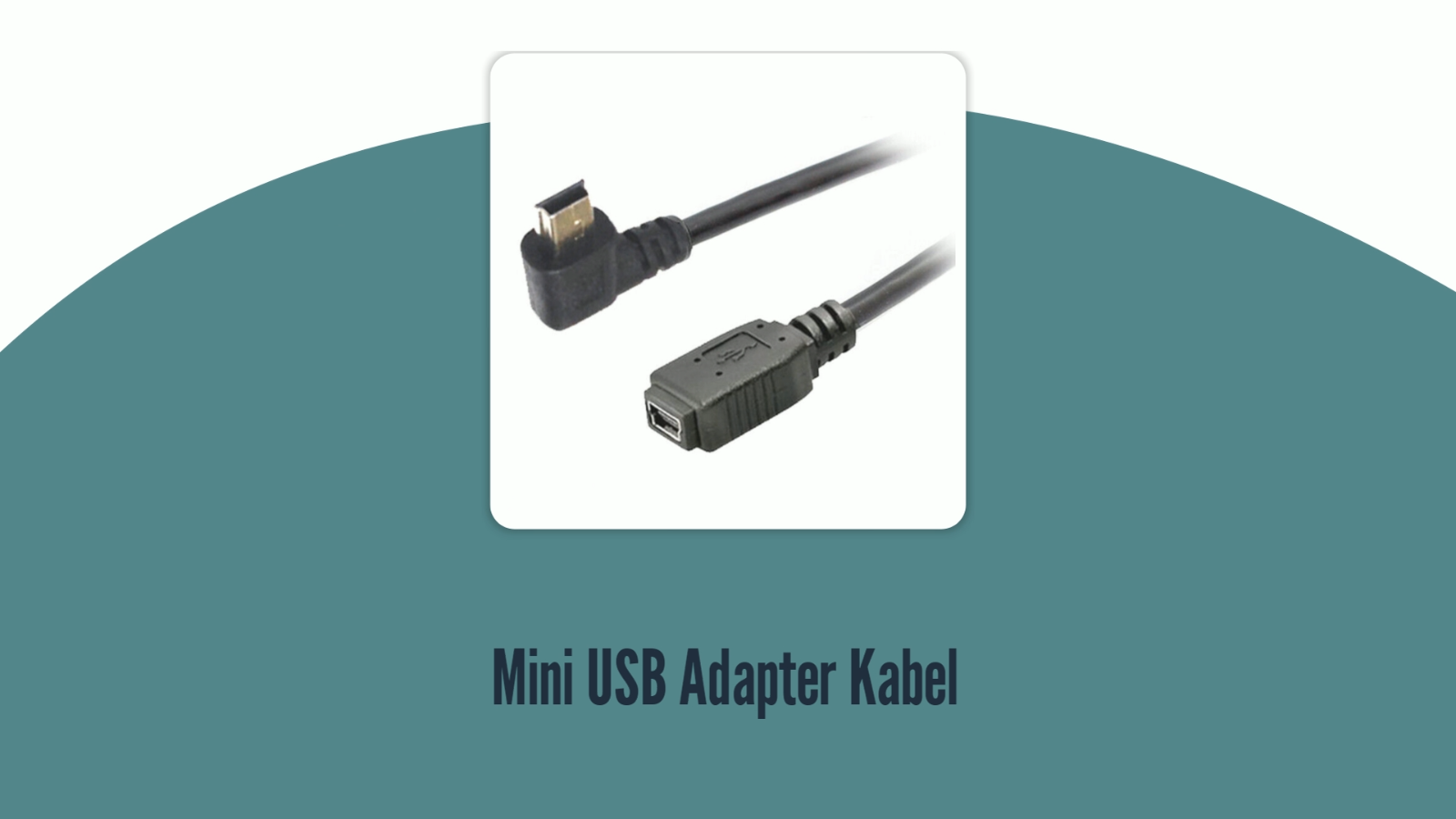 F61 Mini USB Kabel 90° links gewinkelt Winkelstecker auf Mini USB ...