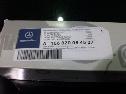 OEM GENUINE MERCEDES BENZ WIPER BLADES FOR ML W166 TO A006757 | eBay