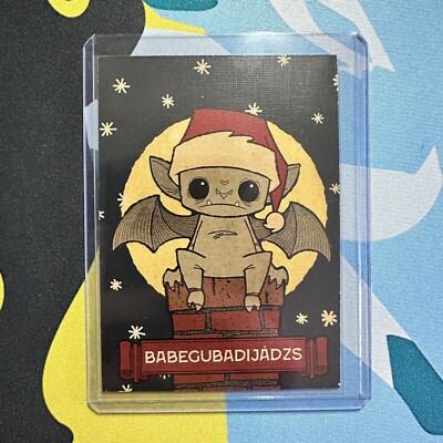 Gideon’s Bakehouse Trading Card Babegubadijadzs Baby Gargoyle Christmas ...
