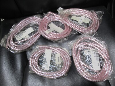 FIVE EMGO CHROME CABLE WRAP - 60+ INCH X 1/4" DIAMETER - GETS FIVE ...