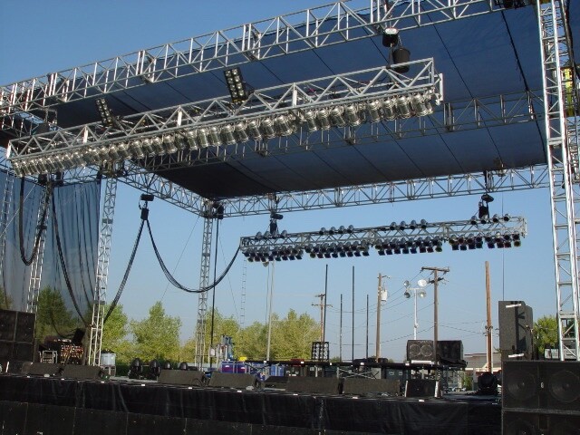PRT double hung Par Can Fixture Stage Lighting Pre Rig Truss Production ...