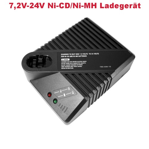7,2V-24V Akku Ladegerät für Bosch 2607335524 ersetzt AL 60 DV 2425 AL ...