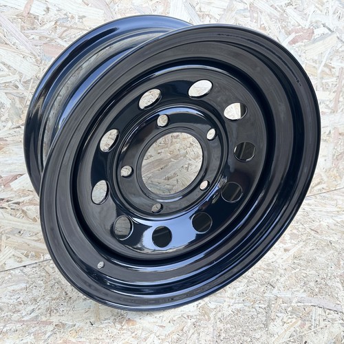 5x Gloss Black Modular Wheels 16" x 7" ET0 for Land Rover Defender ...