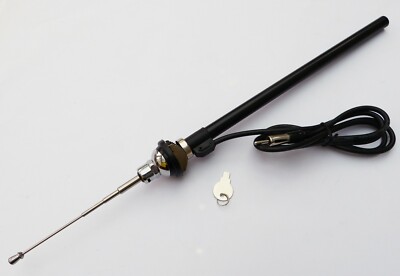 Classic Car Chrome and Stainless Steel Universal Radio Aerial / Antenna ...