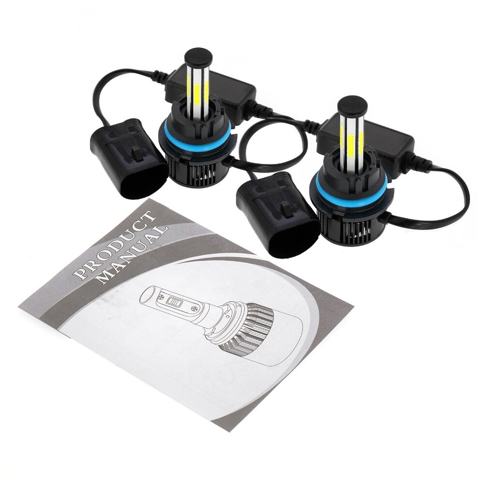 6-sides 9007 LED Headlights Bulbs Car Truck Kit High Low Beam 6500K ...