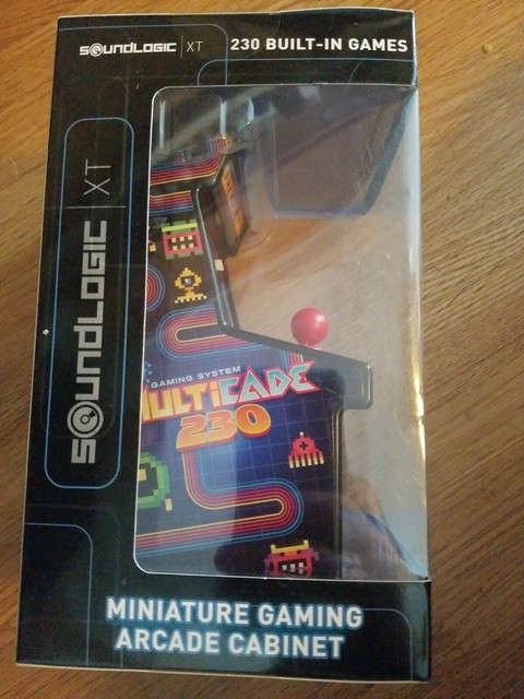 SoundLogic XT Multicade 230 Mini Retro Arcade Video Game Machine AGS-12 ...