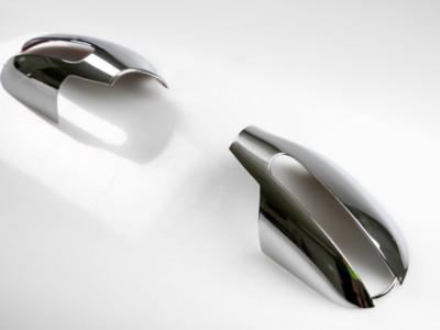 For Mercedes Benz W168 R170 W208 SLK CLK A Class Chrome Door Mirror Cover