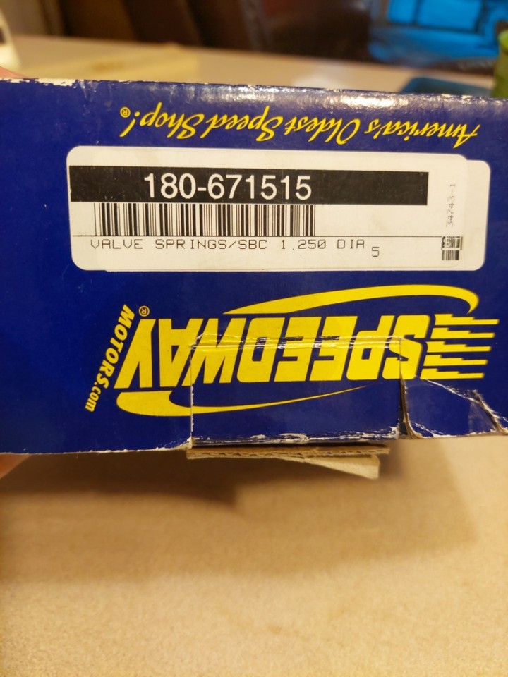 Speedway Valve Springs Sbc 1.250 In Box | eBay