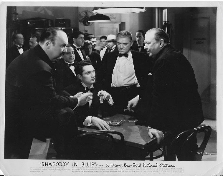 RHAPSODY IN BLUE - 6 Film Stills - Robert Alda, Alexis Smith, Al Jolson ...