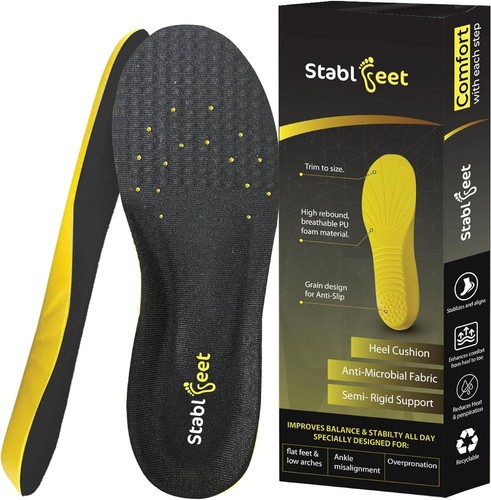 Plantar Fasciitis Insoles for Men & Women – FSA/HSA Eligible, High Arch ...