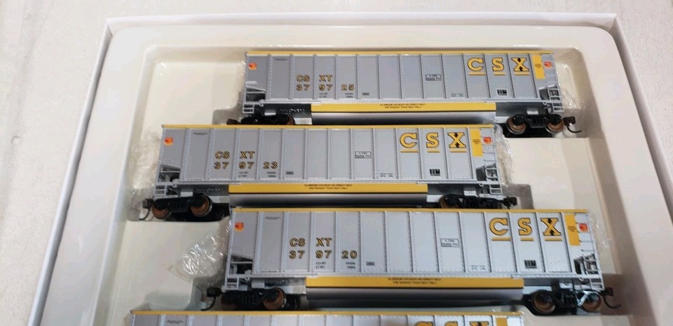 HO SCALE WALTHERS CSXT #1 BETHGON COALPORTER 6-PACK (ALUMINUM) #932 ...