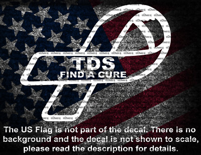 TDS (Trump Derangement Syndrome) Find A Cure Ribbon Vinyl Decal US Made ...
