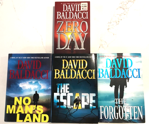 Lot 4 David Baldacci HC/Trade PB Complete John Puller Series Zero Day ...