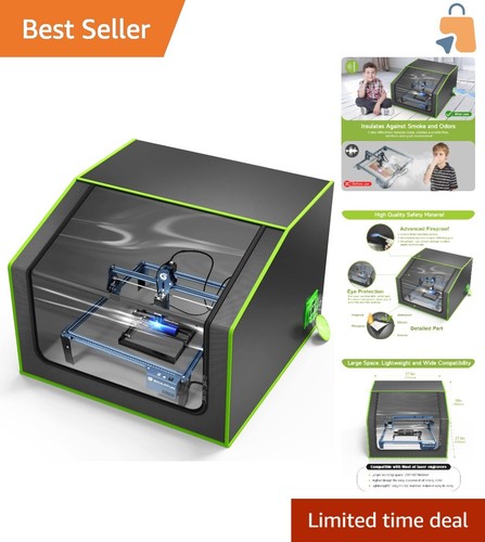 Fireproof Laser Engraver Enclosure with Vent for Safety and Clean ...