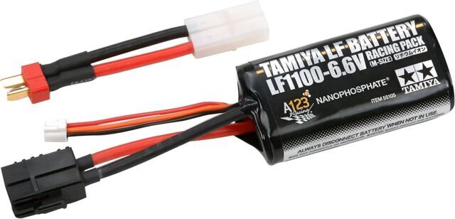 Tamiya Battery and Charger Series LF Battery LF1100-6.6V Racing Pack ...