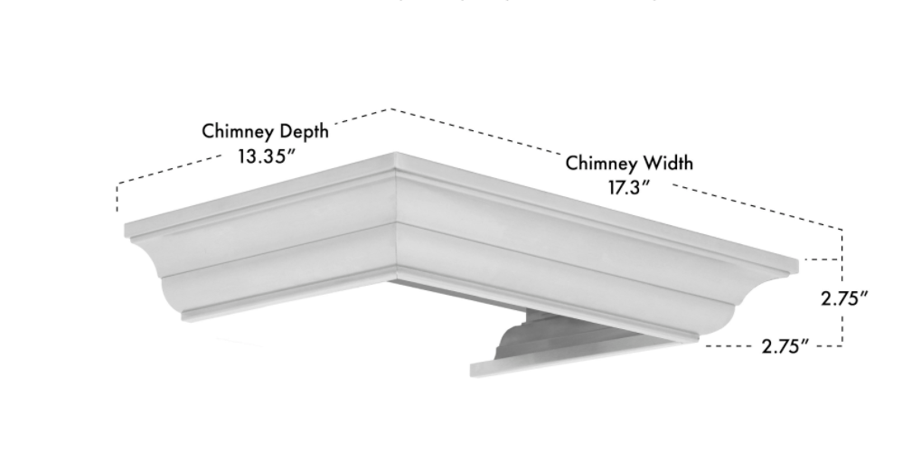 Zline 8597B-C Crown Molding Profile 6 Wall Mount Range Hood - Oil ...