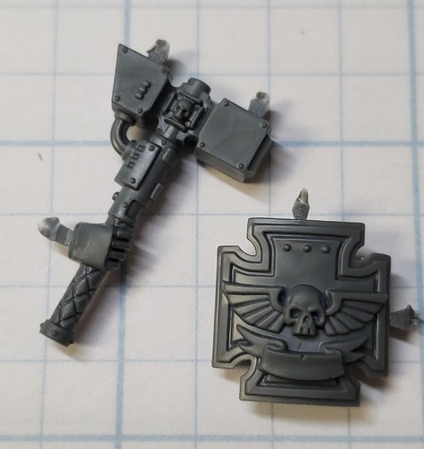 40k Space Marine Bits Vanguard Veteran Thunder Hammer Storm Shield ...