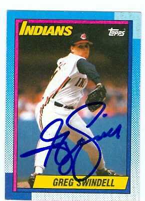 Greg Swindell autographed Baseball Card (Cleveland Indians) 1990 Topps ...