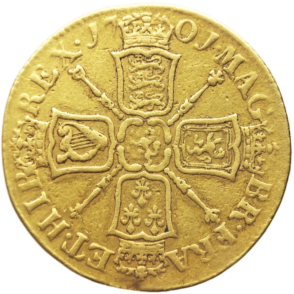 1701 Guinea William III Coin UK Gold 2nd bust Narrow Crowns (KA12-) | eBay