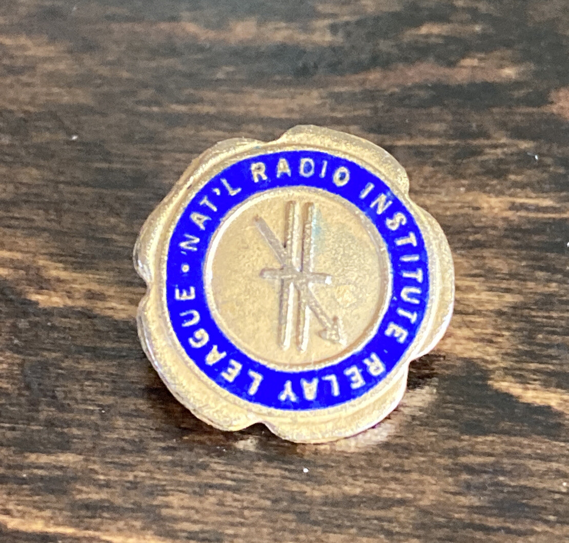 Vintage National Radio Institute Relay League Membership Pin | eBay