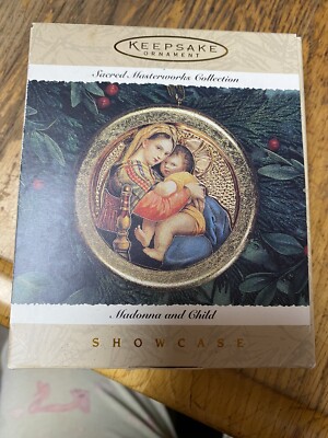Hallmark Madonna and Child Ornament, 1996 Sacred Masterworks, QK1144 ...