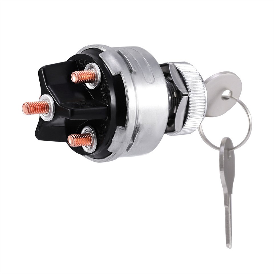 Universal 3 position Ignition Key Starter Switch for Truck Car Tractor ...