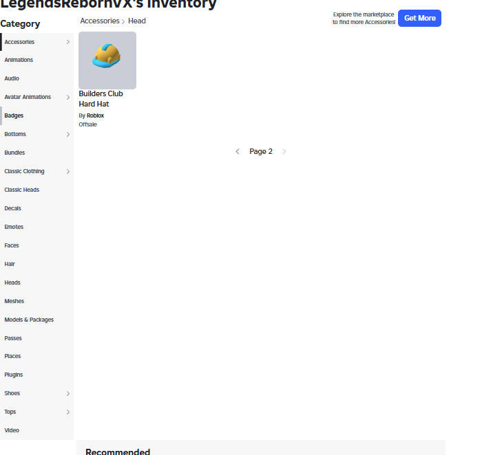 ROBLOX + 30+ OFFSALES + 2010 OG JOIN DATE + OG RARES OFFSALES + RARE ...