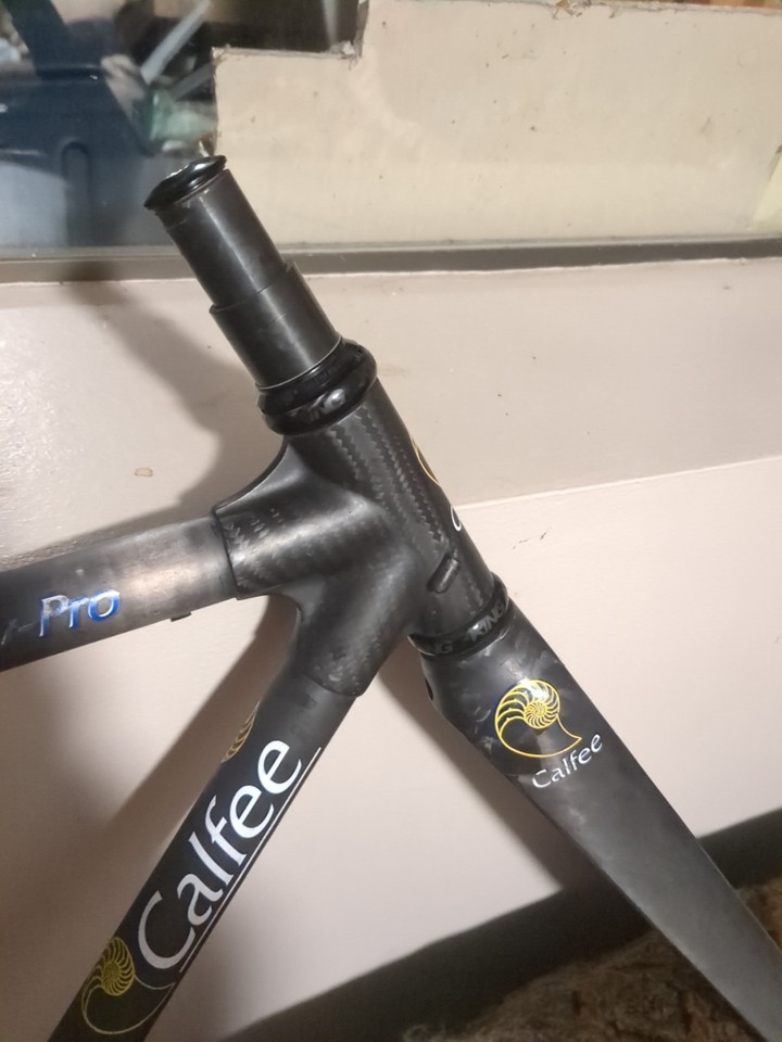 Calfee Dragonfly Pro 650c Frameset (Extra Small) Rim Brake QR BSA King ...