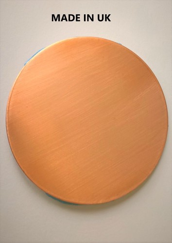 Copper round Blank solid Metal discs 0.9mm thick select size - Deburred ...