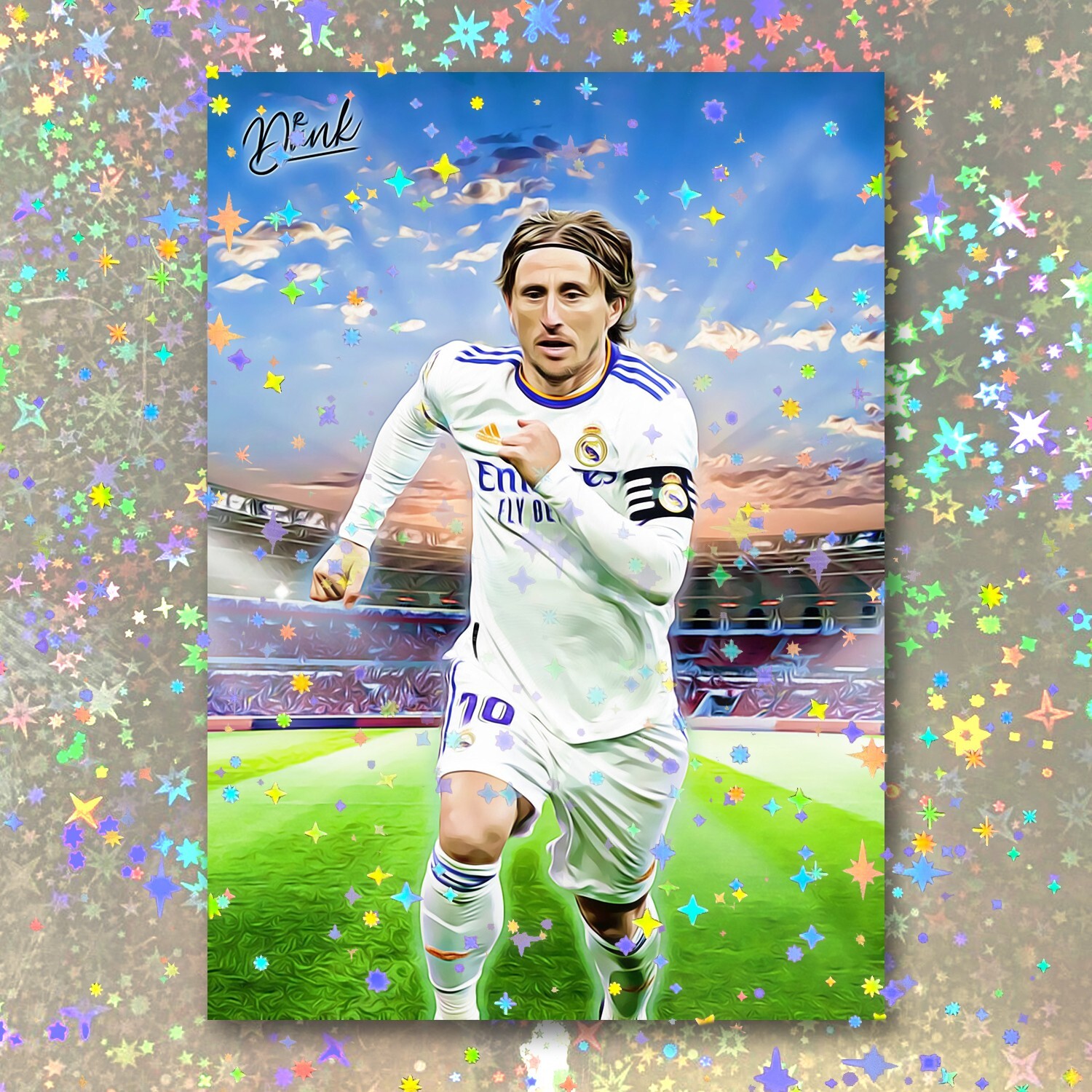Luka Modric Holographic Field Of Dreams Sketch Card Limited 1/5 Dr ...