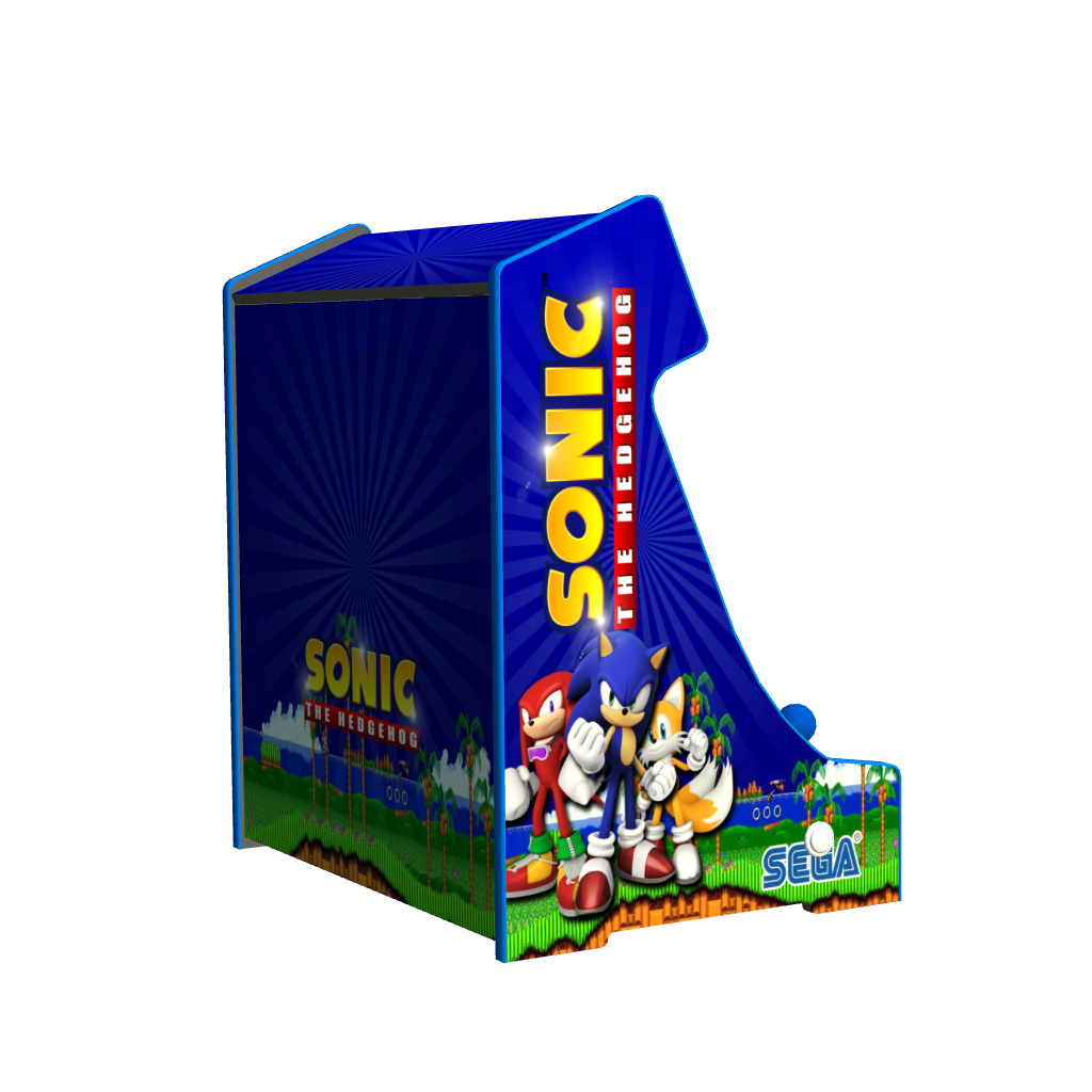 Sonic Full/Half Sets Arcade Artwork Arcade Graphics Stickers all sizes ...
