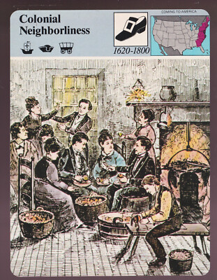 COLONIAL NEIGHBORLINESS Colonists Life by Golden Rule 1981 STORY OF ...