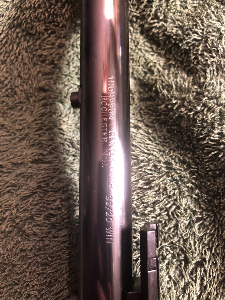 Thompson Center Contender 15" Bull Barrel with rail 32/20 win | eBay