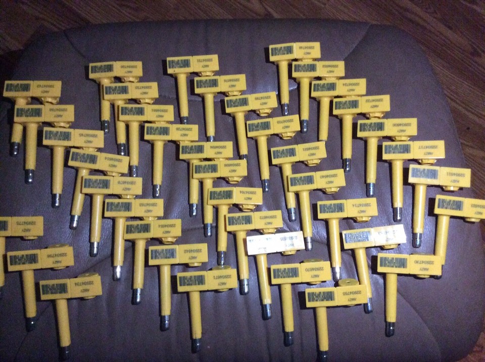 40 SnapTracker Security Trailer, Container Bolt Seal, Marked, Yellow ...