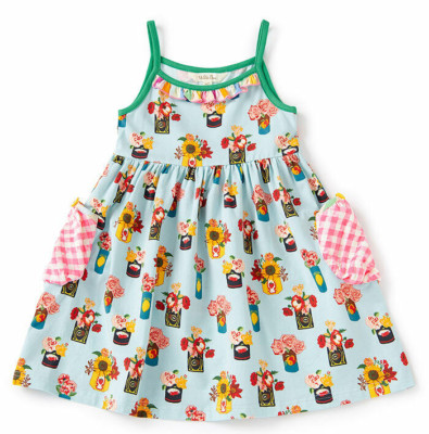 GIRLS MATILDA JANE Brilliant daydream Pocketful of Flowers Dress SIZE ...