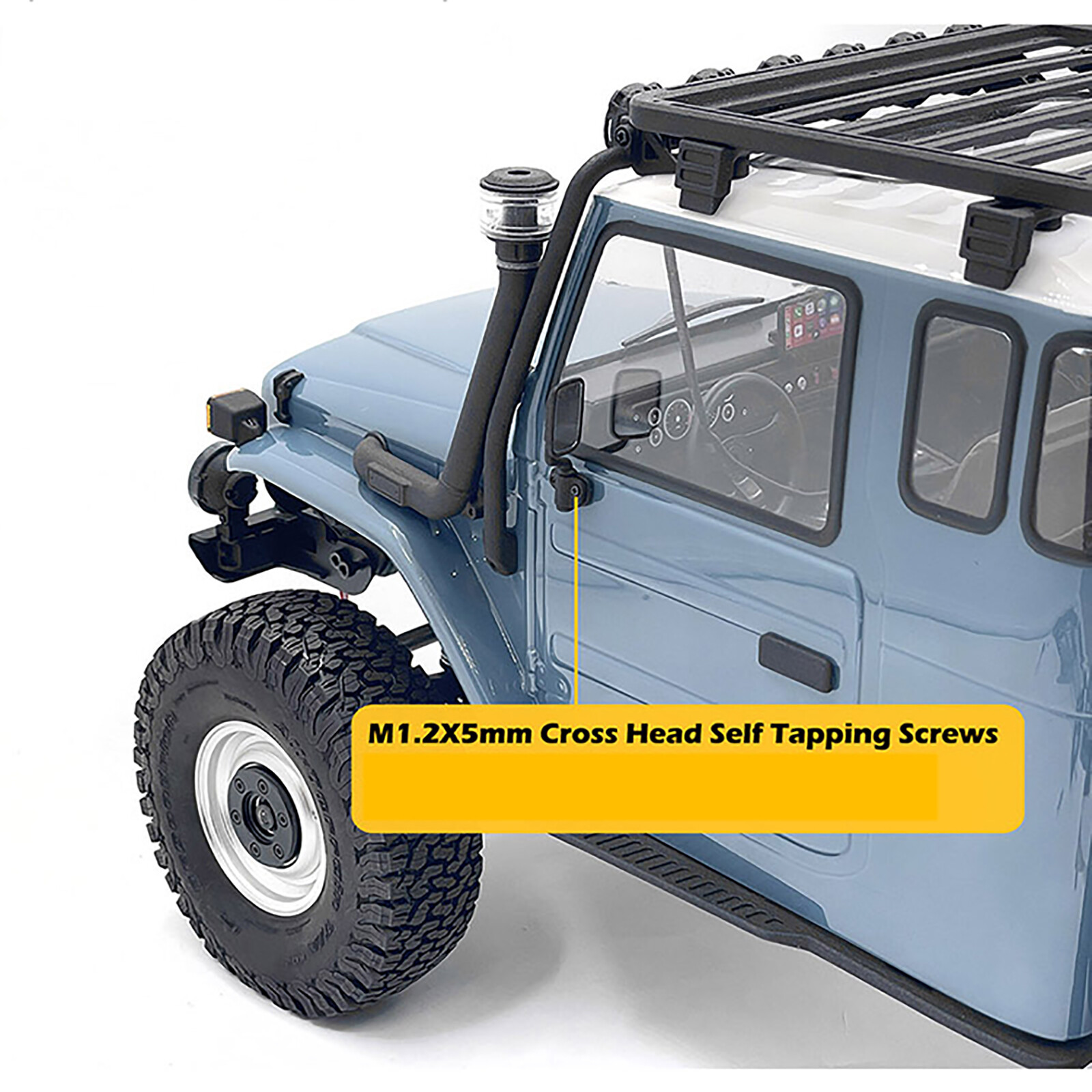 Rear View Mirror RC Car Decoration Parts Accessory for VP VS4-10 ...