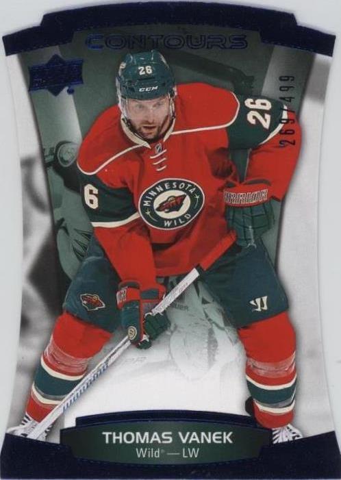 2015-16 Upper Deck Contours - Thomas Vanek #39 Blue /499 for sale ...
